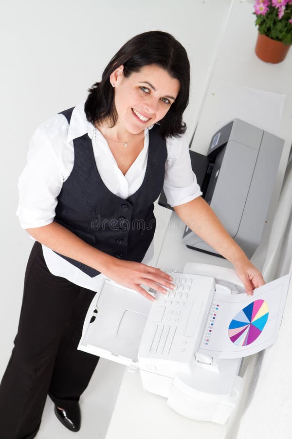 Female secretary typing stock image. Image of employee - 30208009