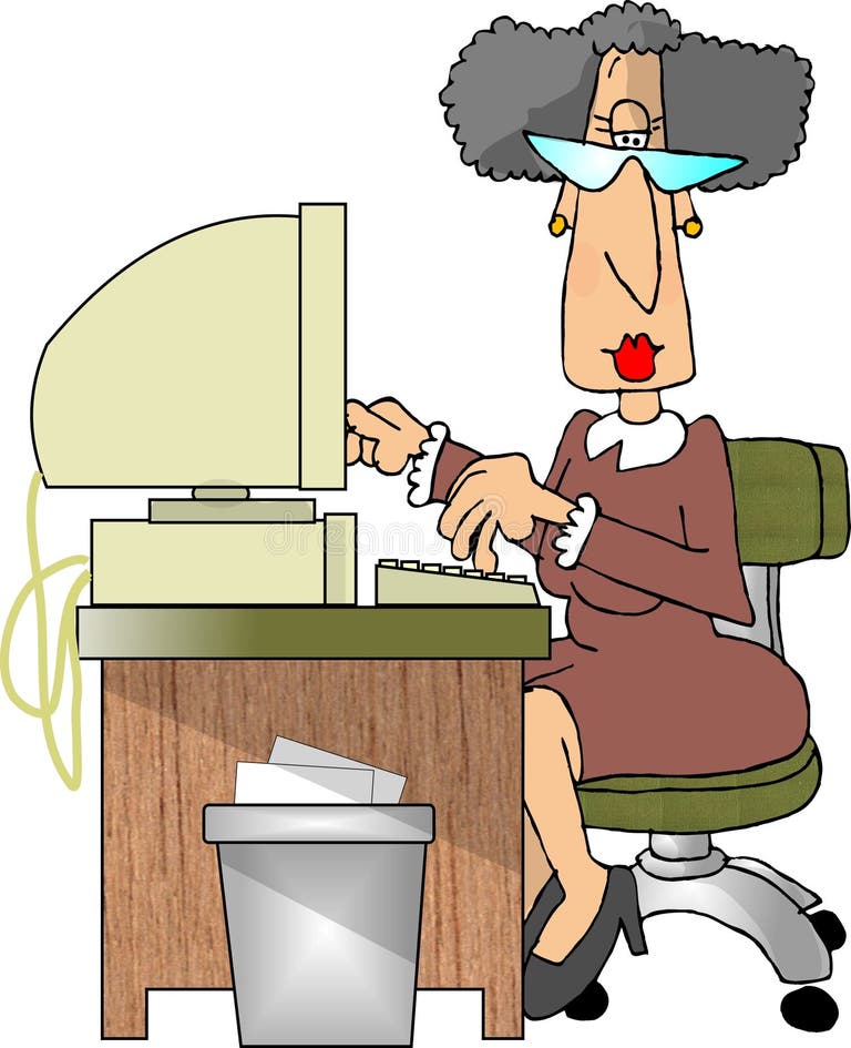 Secretary Comic Stock Illustrations – 1,748 Secretary Comic Stock ...