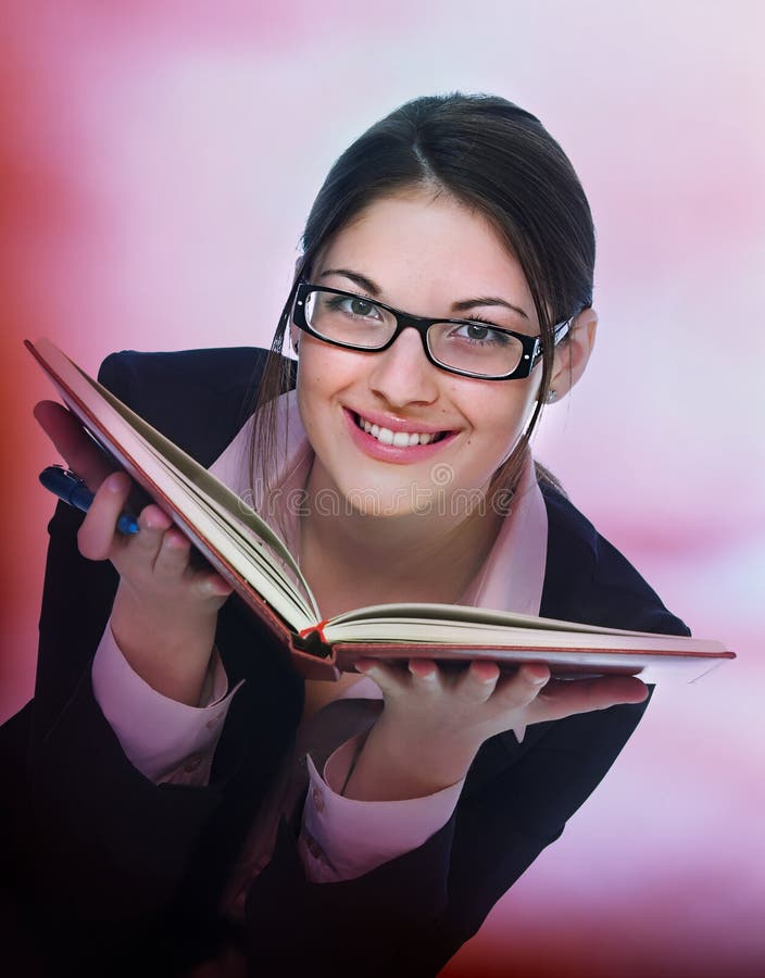 Secretary stock photo. Image of brunette, challenge, lanky - 3683230