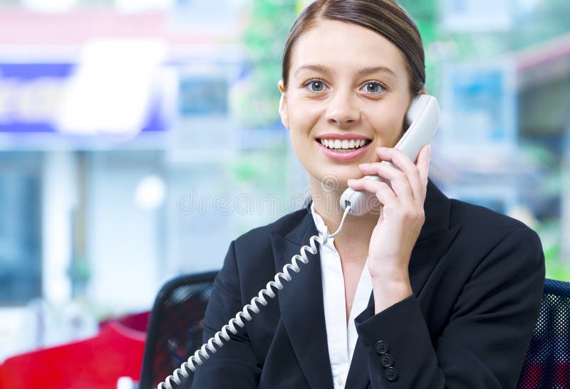 Secretary stock image. Image of career, face, girl, employee - 7215225