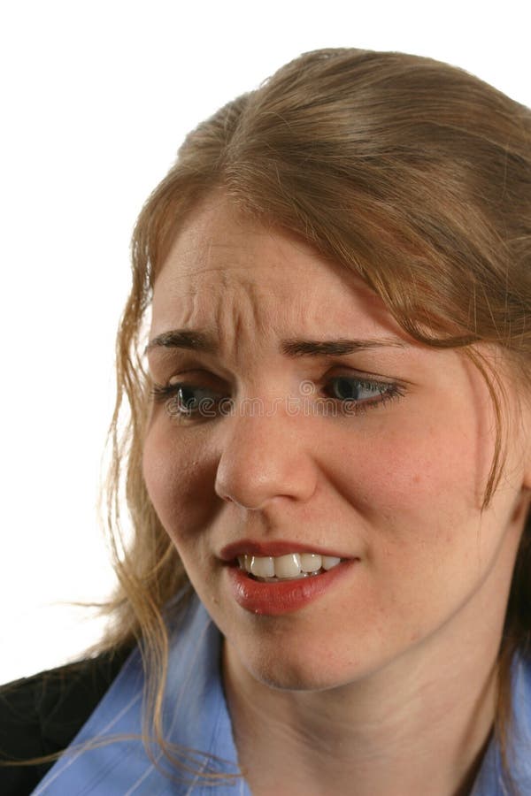 Secretary or Businesswoman with Unique Expression Stock Image - Image ...