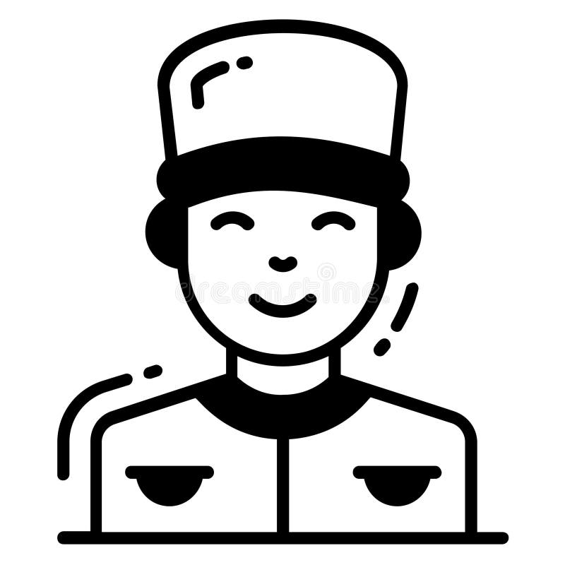 Secretary Icon, Single Avatar Vector Illustration Stock Vector ...