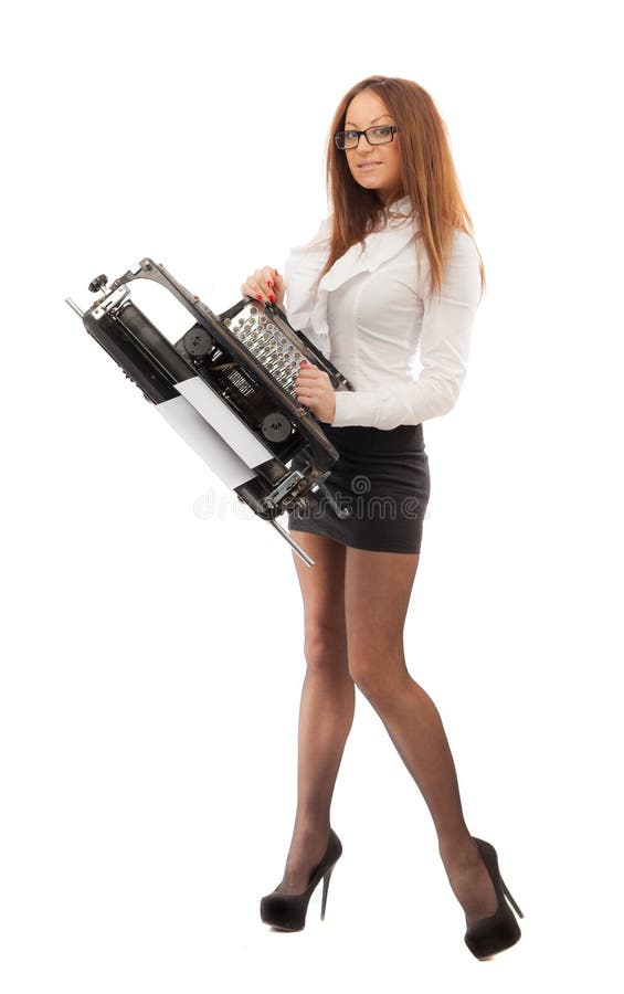 Secretary with long legs stock image. Image of legs, beauty - 47356635