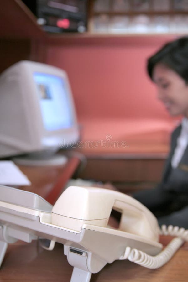 Secretary at office stock photo. Image of service, employee - 6596746