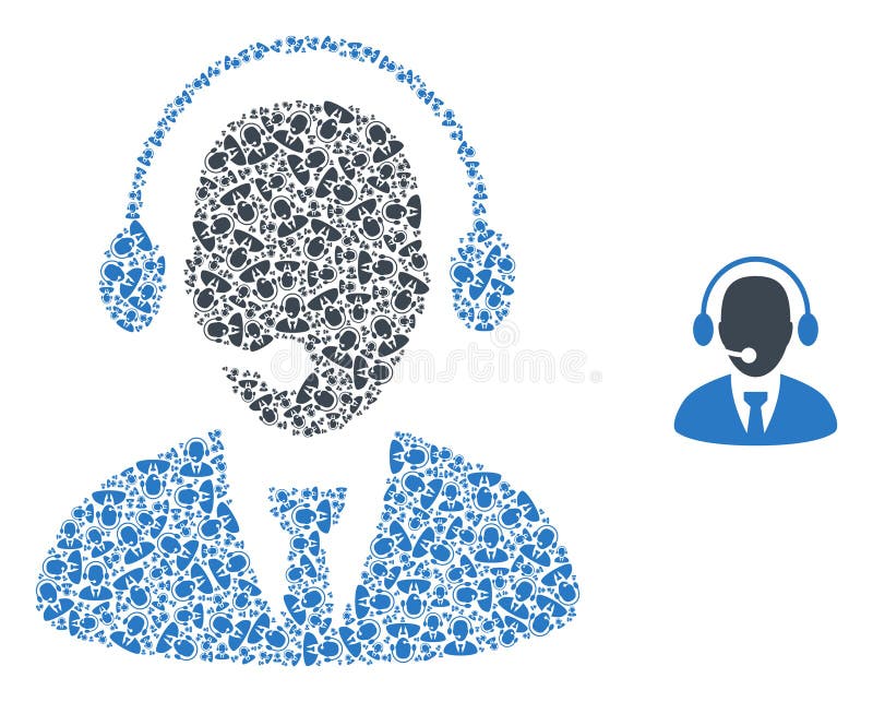 Secretary Recursion Composition of Self Icons Stock Vector ... Secretary Recursion Composition of Self Icons Stock Vector ...