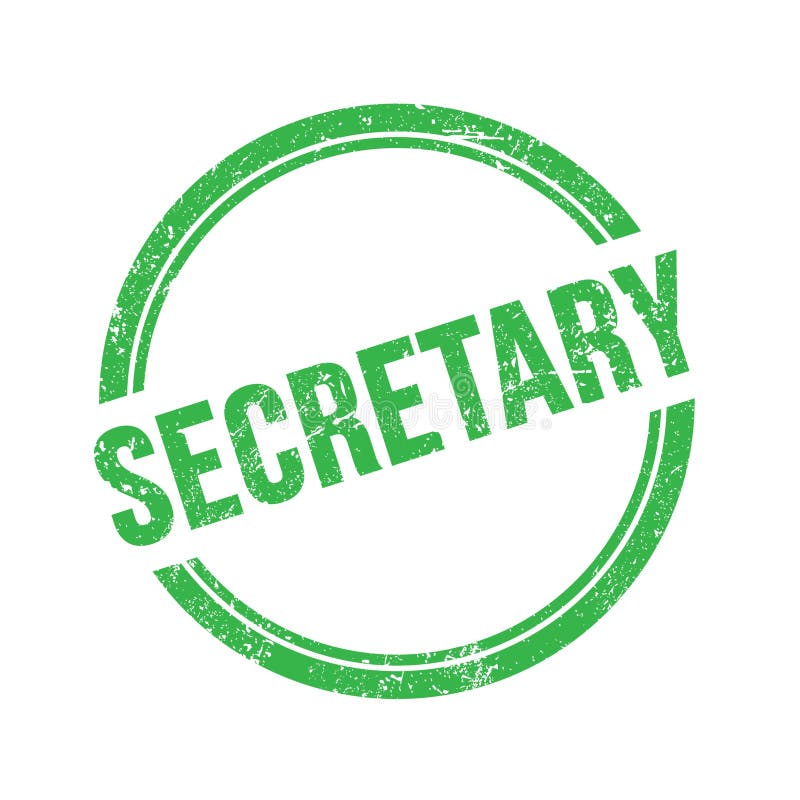 Secretary Stamp Stock Illustrations – 773 Secretary Stamp Stock ...