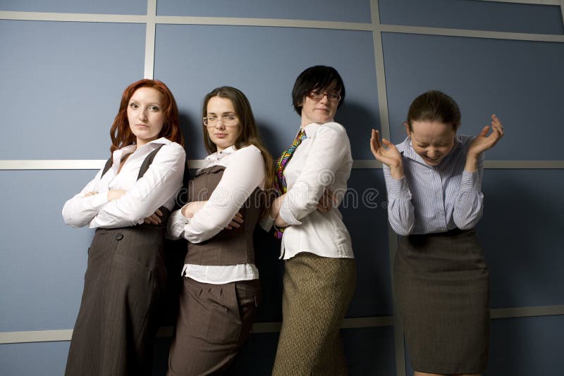 Secretary Waiting for Report To Boss. Stock Image - Image of paper ...