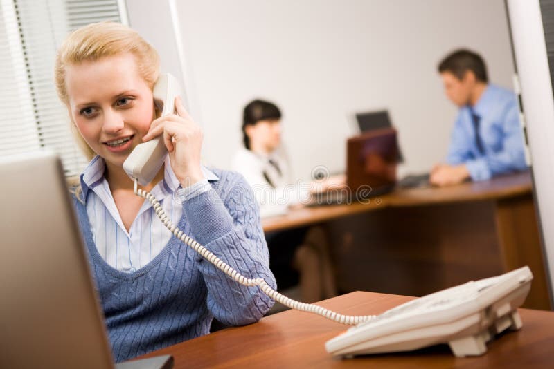 Secretary at work stock photo. Image of confident, lifestyle - 33083100