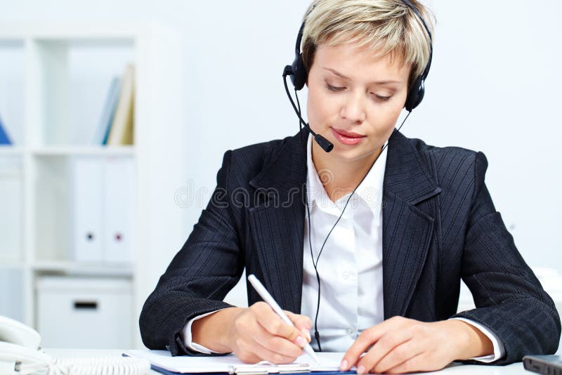 Secretary at work stock photo. Image of confident, lifestyle - 33083100