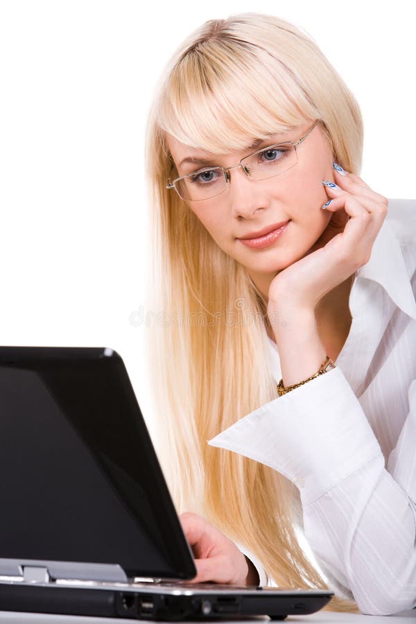 Secretary at work stock photo. Image of confident, office - 8506146