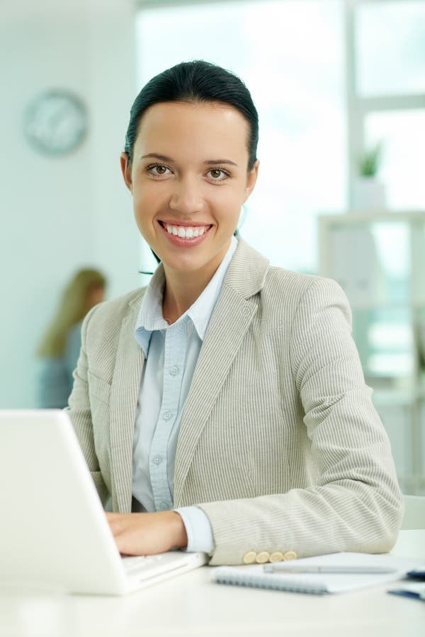 Secretary working stock photo. Image of background, corporate - 60091592