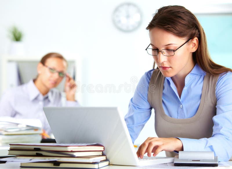 Secretary working stock image. Image of group, coworker - 30954211