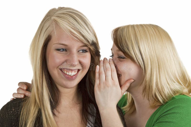 Teenage Girls Telling Secrets Stock Photo - Image of teenager ...