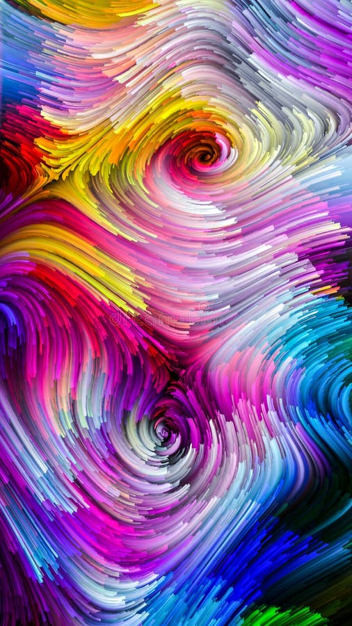 Secrets of Colorful Paint stock illustration. Illustration of artwork ...