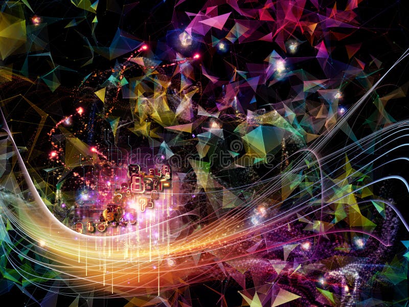 Secrets of Virtual World stock photo. Image of bright - 139597740