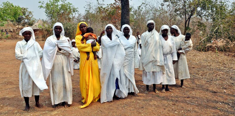 Secta Al Aire Libre Zimbabwe De La Iglesia De Mapostori Foto de archivo ...