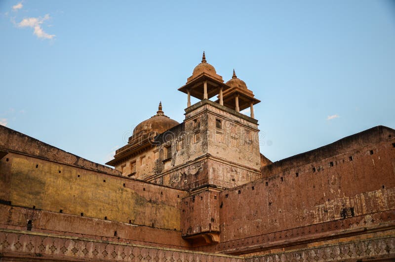 A Section of the Amber Fort or Amer Fort Palace Located in Amber ...