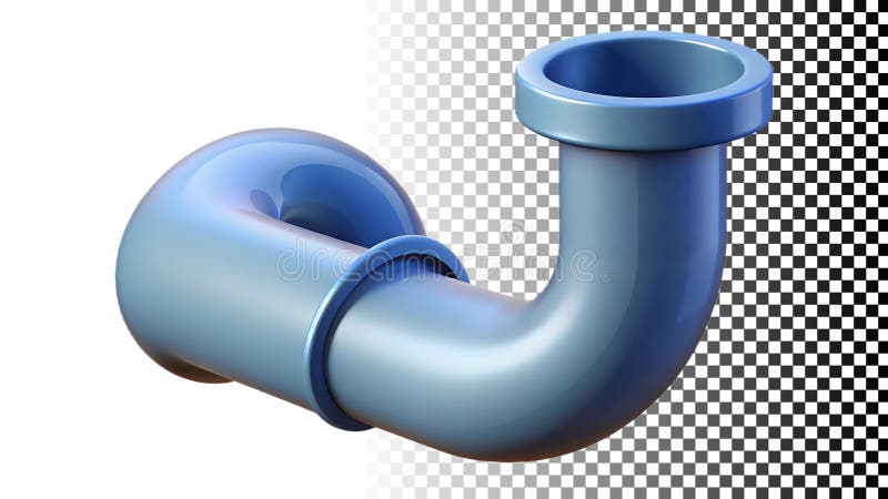 Blue Pipe Fitting Elbow Joint, Plumbing Hardware Connection Png ...