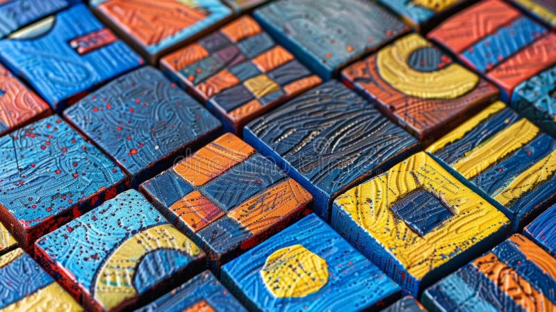 A Section Dedicated To Patterns Featuring Puzzles and Objects with ...