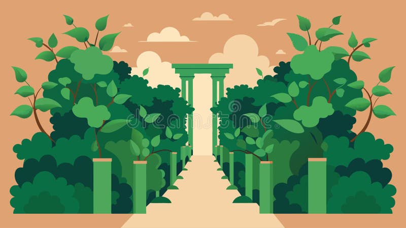 A Section of the Garden Covered in Ivy Symbolizing the ...