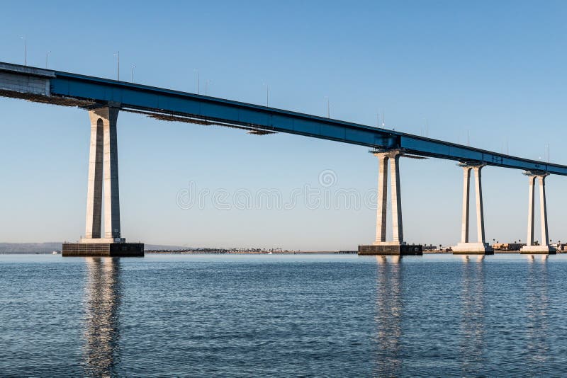 Section of Girders Supporting the Coronado Bridge Stock Image - Image ...