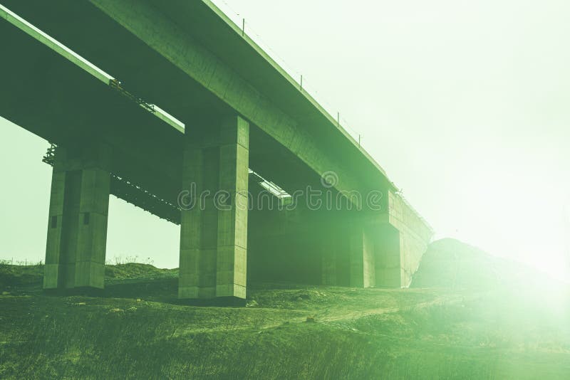 Section of Highway Under Construction.High Quality Photo. Stock Photo ...