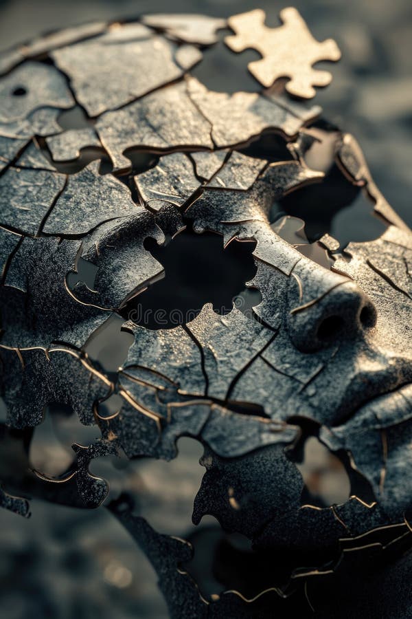 A Section of a Jigsaw Puzzle Featuring a Person S Face, Suitable for ...