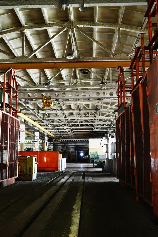 Section Machine-assemble Workshop. Editorial Stock Image - Image of ...