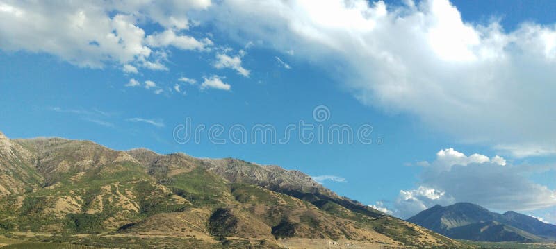 Mt Nebo & Wasatch Front Mountains Stock Photo - Image of nature ...