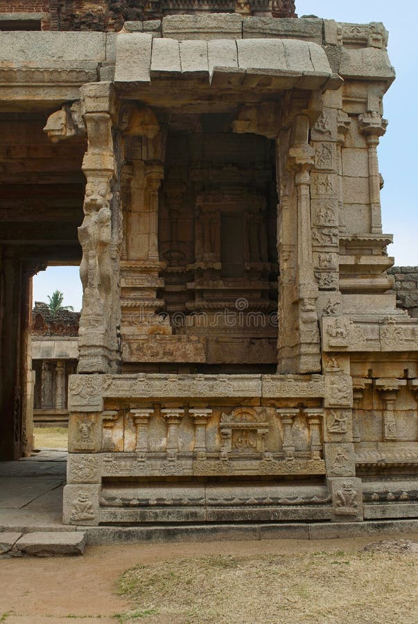 A Section of the North Gopura of the Inner Courtyard, Achyuta Raya ... A Section of the North Gopura of the Inner Courtyard, Achyuta Raya ...