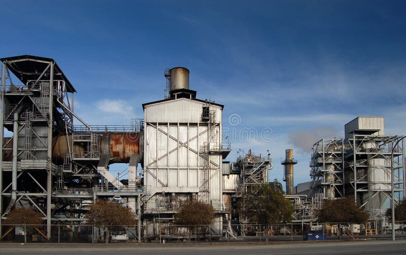Section of an Oil Refinery stock image. Image of chemical - 8288235
