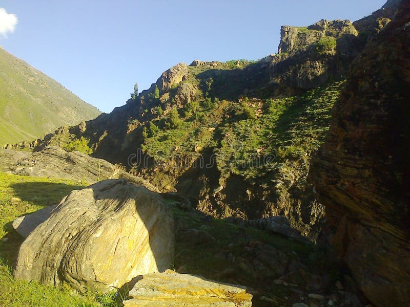 A Section of the Silk Road in the Kohistan Region between Gilgit and ...
