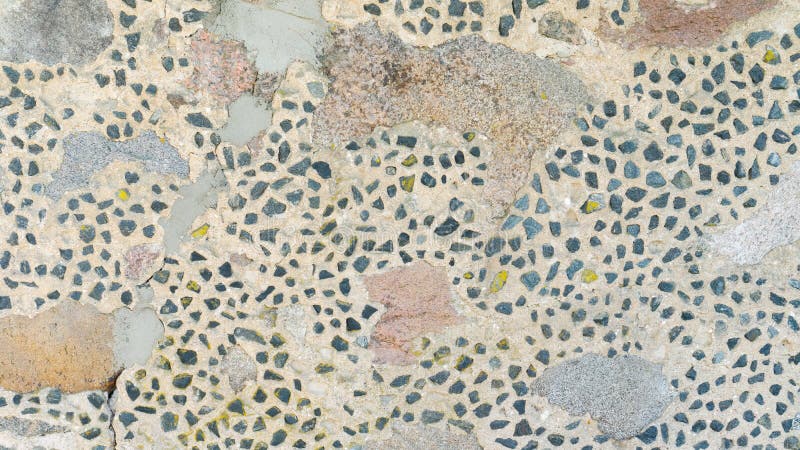 Section of the Stone Wall of the Fortification. the Texture of the ...