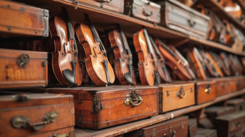 A Section for Storing Delicate and Ancient Musical Instruments with ...