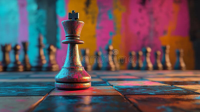 Section for Text Positioned Alongside a Digital Artwork Depicting a ...