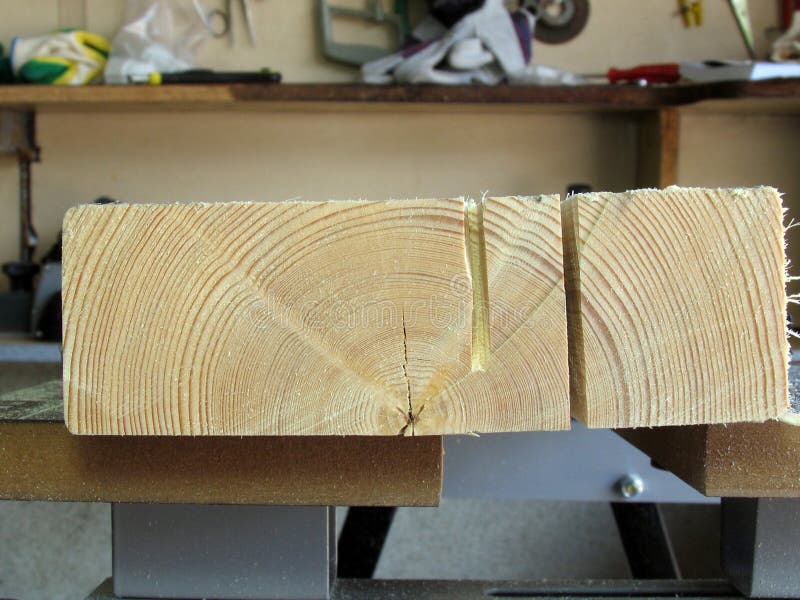 Section of Wood Logs stock image. Image of wooden, timber - 49145835