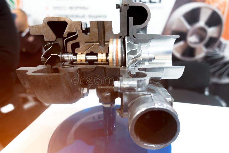 Sectional Vacuum Pump. Visual Material Stock Image - Image of pressure ...