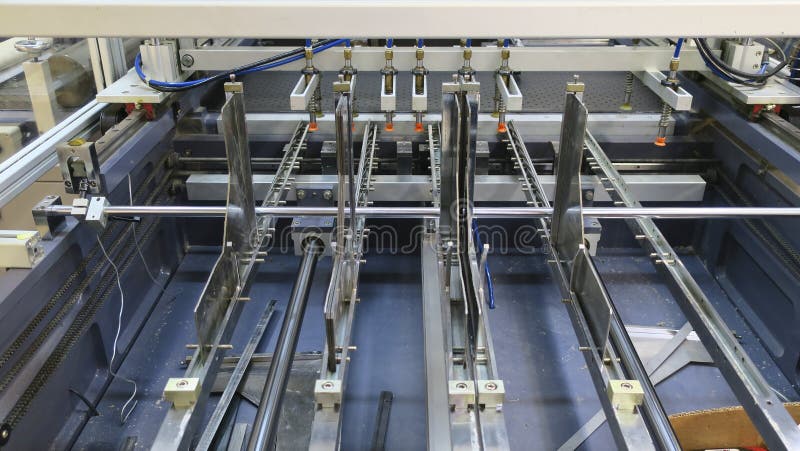 Sections of Printing Machines. Stock Image - Image of machine, magazine ...