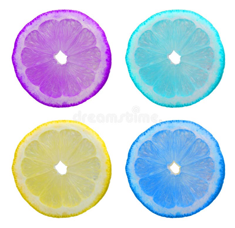 Sectors of a lemon stock image. Image of rind, slice, juice - 633277