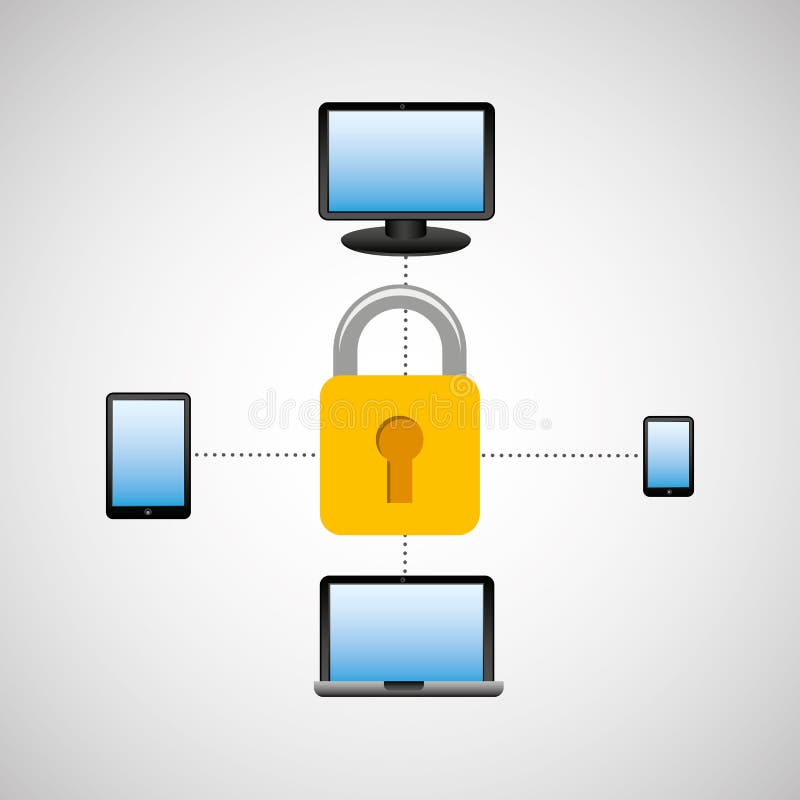 Secuity system icon stock illustration. Illustration of modern - 73960116