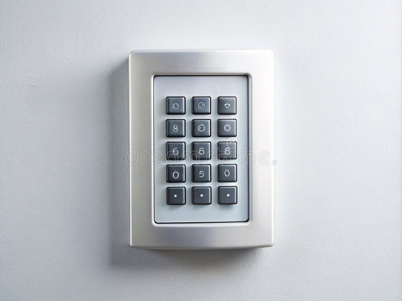 Secure Access Keypad Installed at the Entrance of a High-security ...