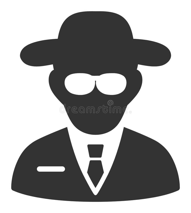 Flat Vector Secure Agent Icon Stock Illustration - Illustration of ...