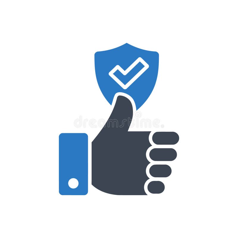 Secure Approval Icon stock vector. Illustration of symbol - 361729846