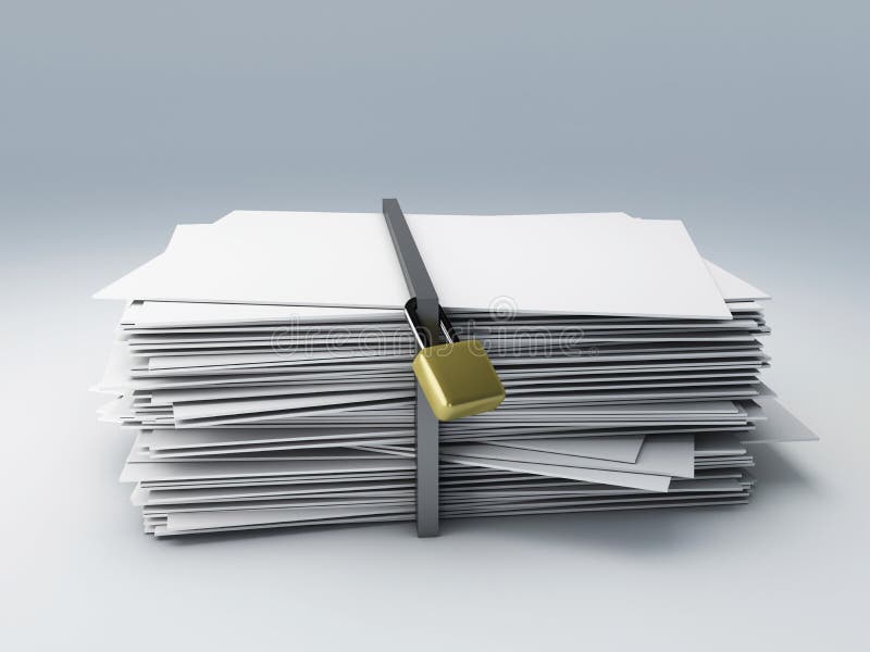 Secure Archive stock illustration. Illustration of encryption - 20508432