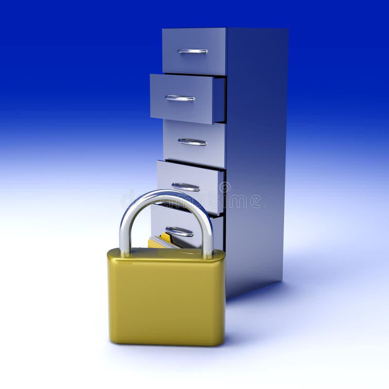 Archive Folders stock illustration. Illustration of examine - 17212524