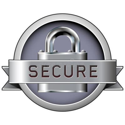 Secure Badge for Web or Print Stock Vector - Illustration of badge ...