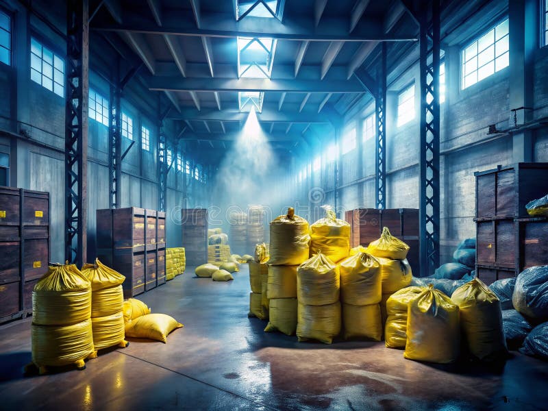 Secure Biohazard Waste Management in a Large Industrial Warehouse Safe ...