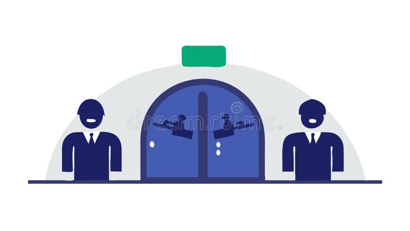 Secure Bunker Entrance, Hidden and Protected, Vector Design Generative ...