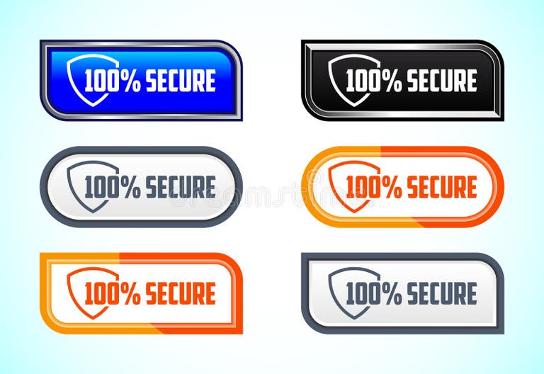 100 Secure Button Set of Different Shapes and Colors. Suitable for ...