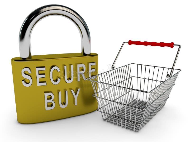 Secure Checkout Icon stock vector. Illustration of online - 21909253